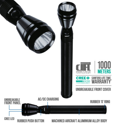 Sanford - Luminous Collections - Emergency lantern and searchlight combo.