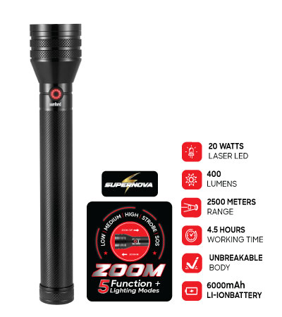 Sanford - Luminous Collections - Emergency lantern and searchlight combo.