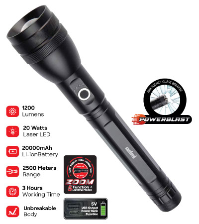 Sanford - Luminous Collections - Emergency lantern and searchlight combo.