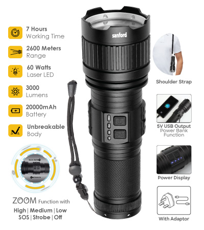 Sanford - Luminous Collections - Emergency lantern and searchlight combo.