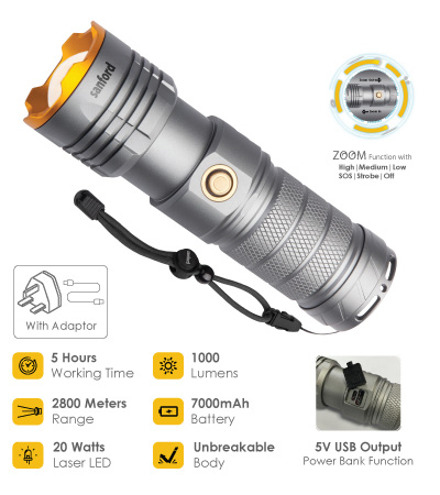 Sanford - Luminous Collections - Emergency lantern and searchlight combo.