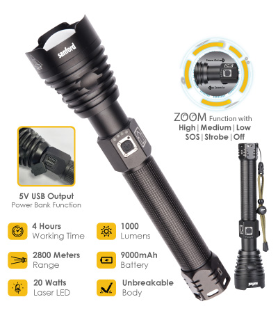 Sanford - Luminous Collections - Emergency lantern and searchlight combo.