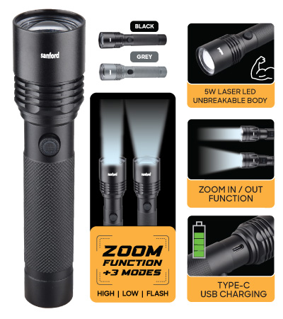 Sanford - Luminous Collections - Emergency lantern and searchlight combo.