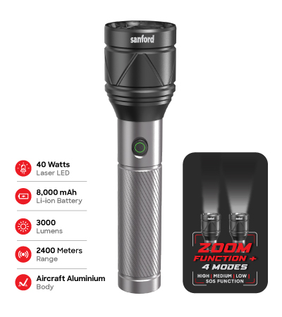 Sanford - Luminous Collections - Emergency lantern and searchlight combo.